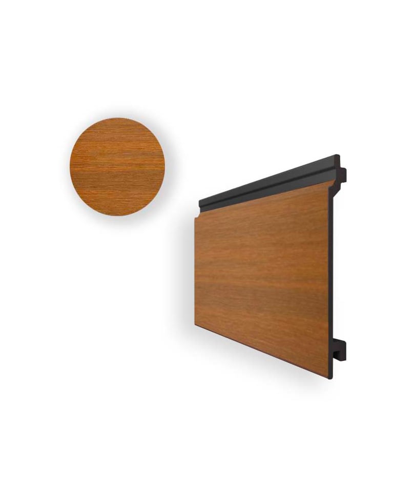 Réalisations Bardage composite teinte teck