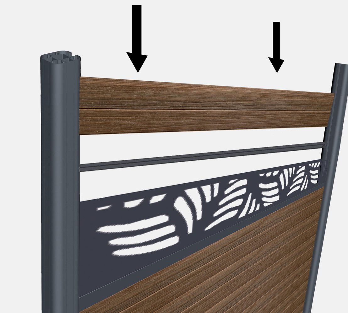 Comment ajourer une clôture avec un panneau décoratif